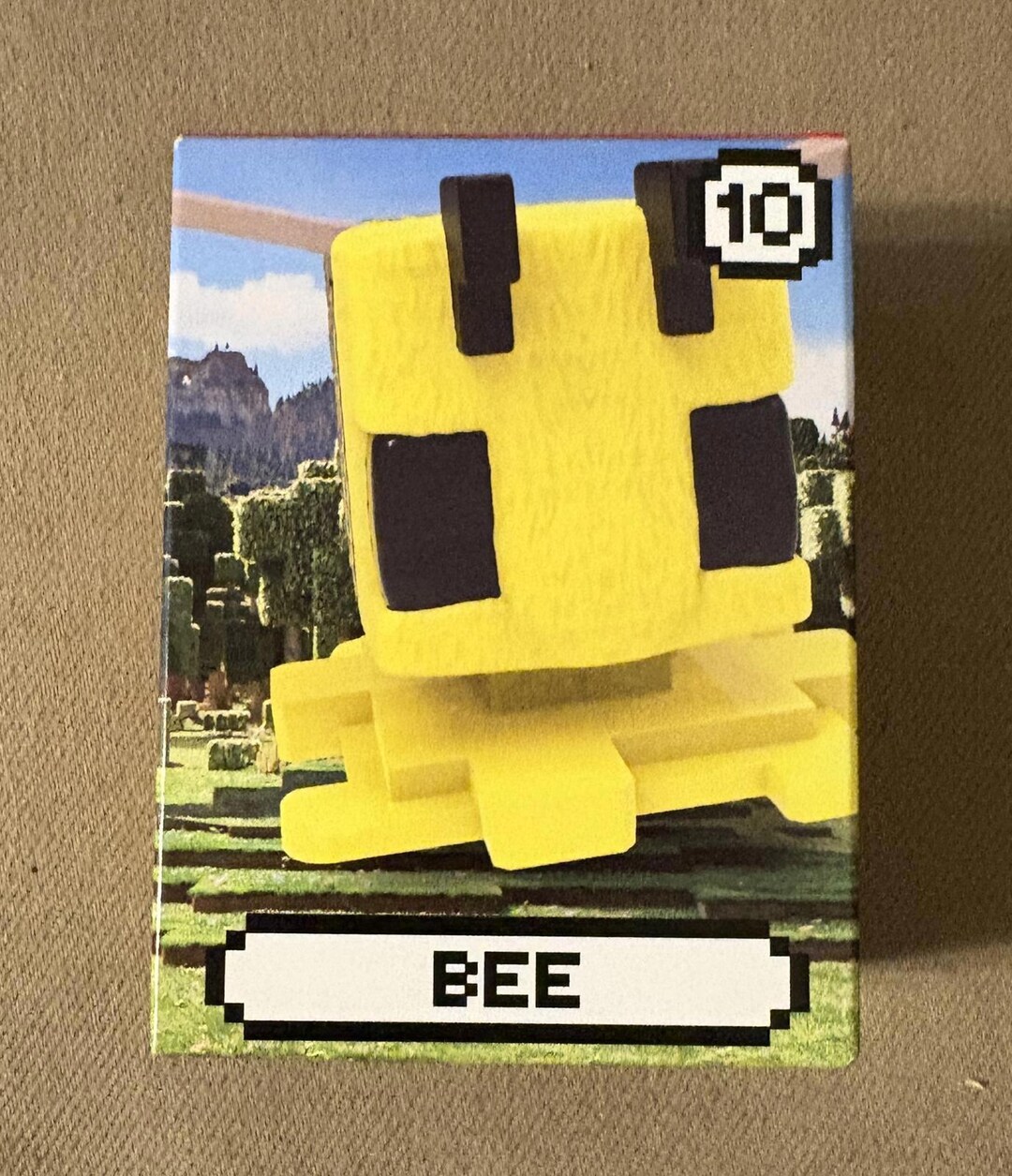 Minecraft BEE Collectible Figure - Block Character Toy - Etsy