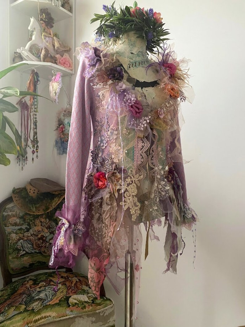 Bohemian Art to Wear Jacket Altered Couture Redesigned - Etsy