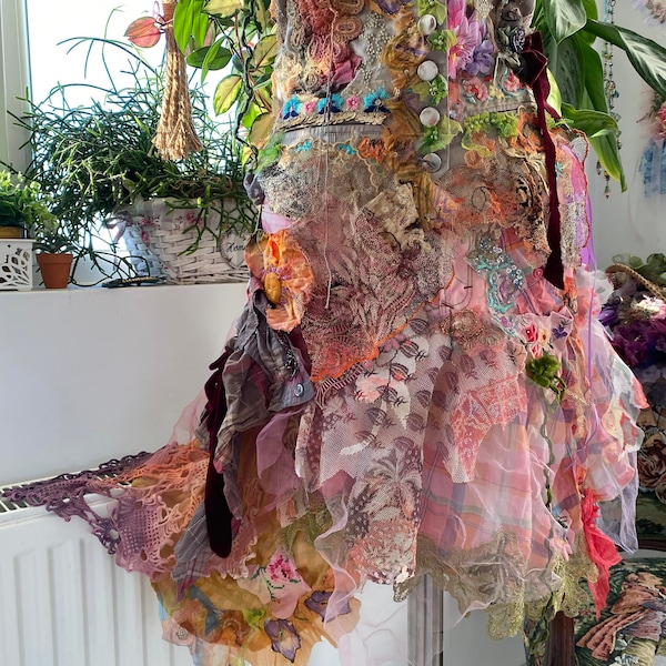 Tattered Skirt - Etsy