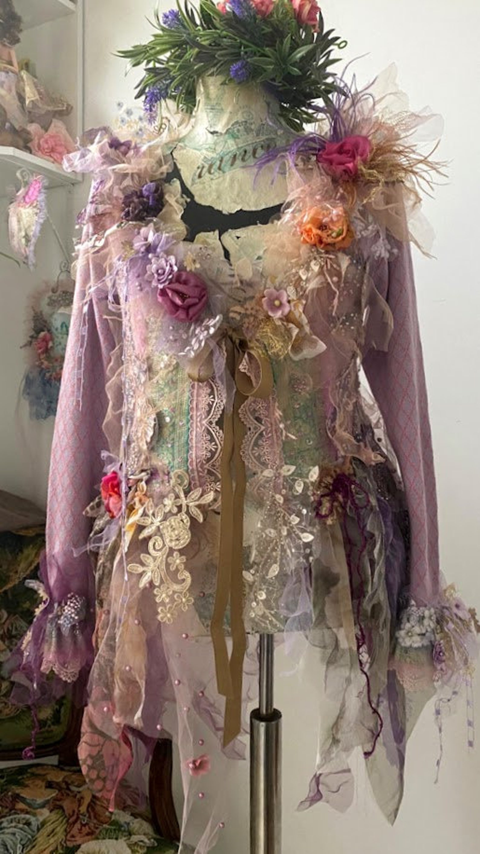 Bohemian Art to Wear Jacket Altered Couture Redesigned - Etsy