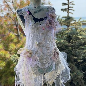 Art to Wear Woman Top Shabby Chic Woman Top Fairy Gypsy Style - Etsy
