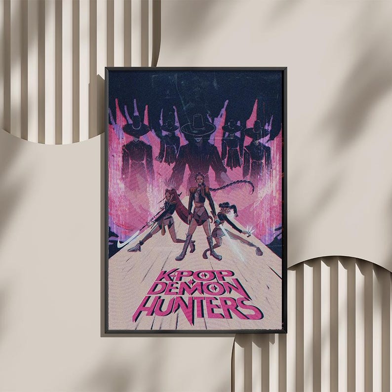 K-pop Demon Hunters June 2025 Movie Poster - Room Decor - Home Decor - Wall Art Decor - Perfect ...