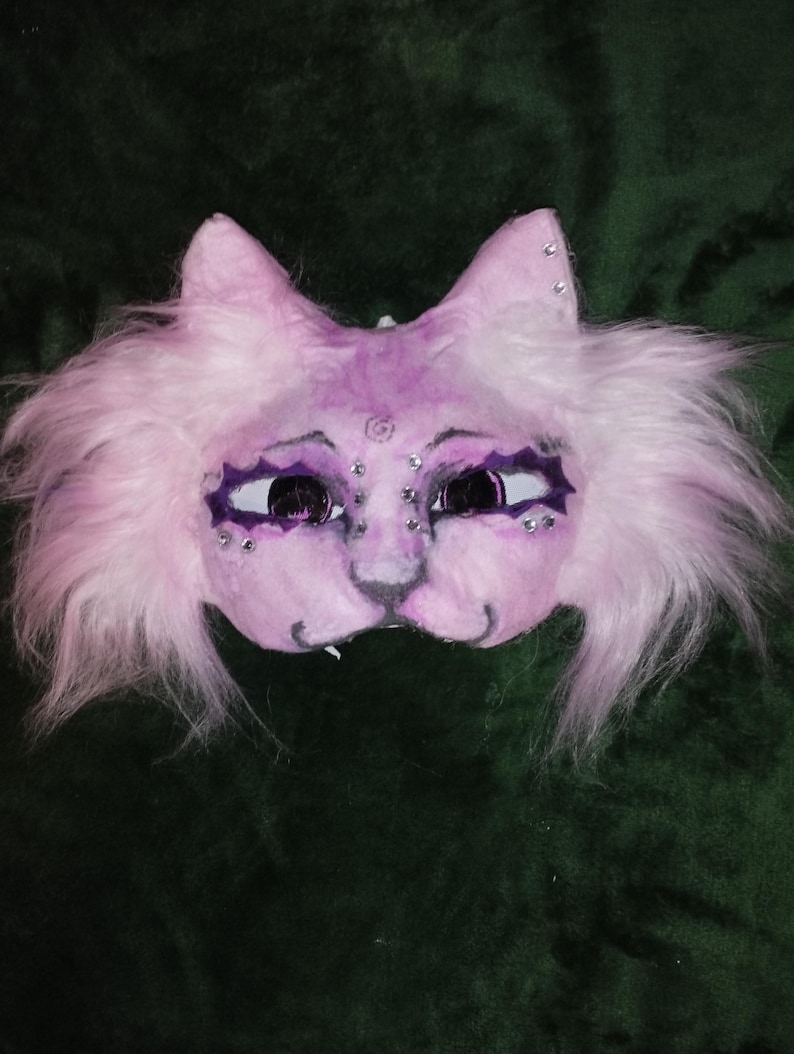 Pink Cat Therian Mask - Etsy New Zealand
