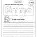 Personalized Name Tracing Worksheet: Preschool Writing Practice ...