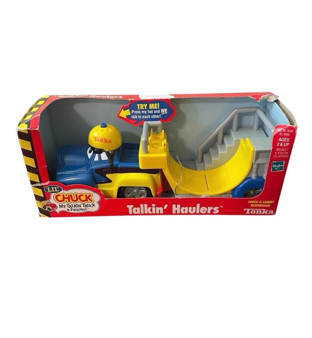 2000 Lil Chuck Talkin’ Haulers Talking Haulers Tow Truck 9.5” L ...