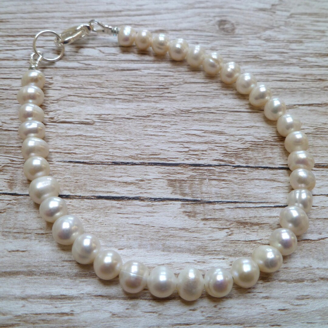 Simple Pearl Bracelet for Bride - Wedding Bracelets, Bridal Jewellery ...