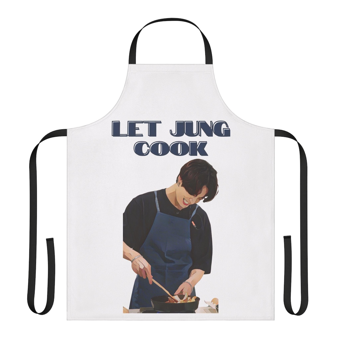 JK Cooking Apron, Let Jung Cook - Etsy