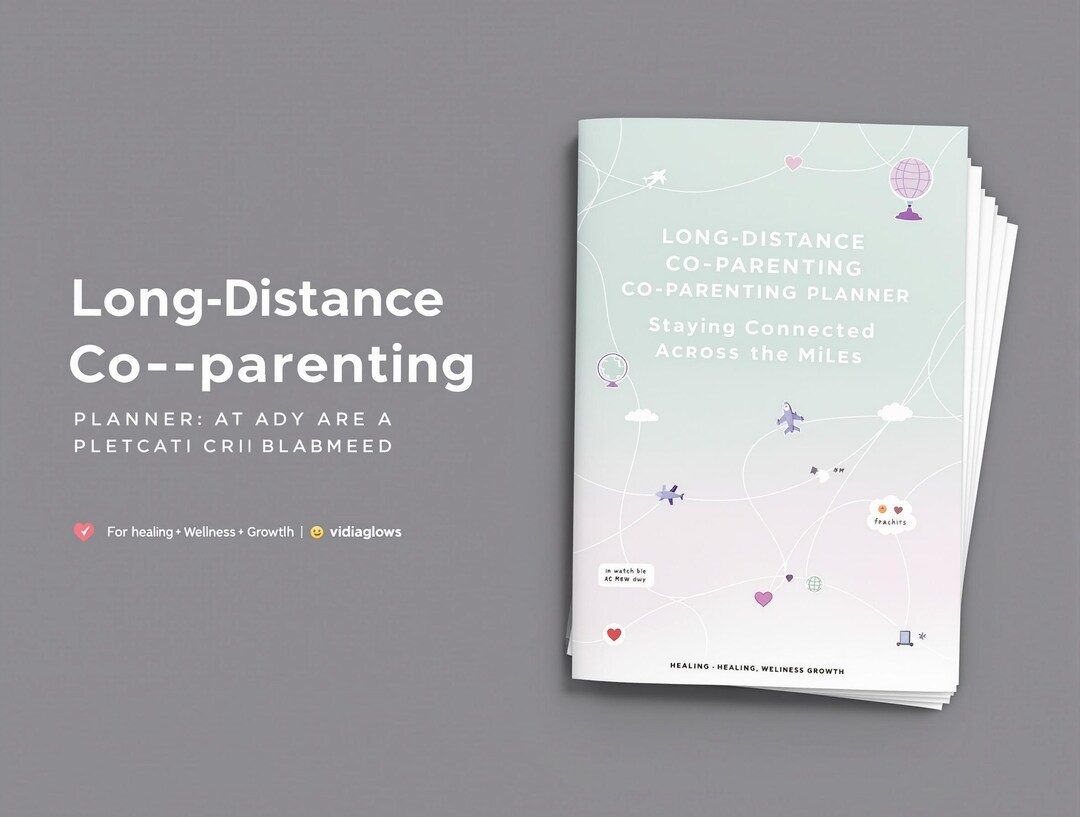 Long Distance Co-parenting Planner | Travel Schedule, Virtual Visits ...