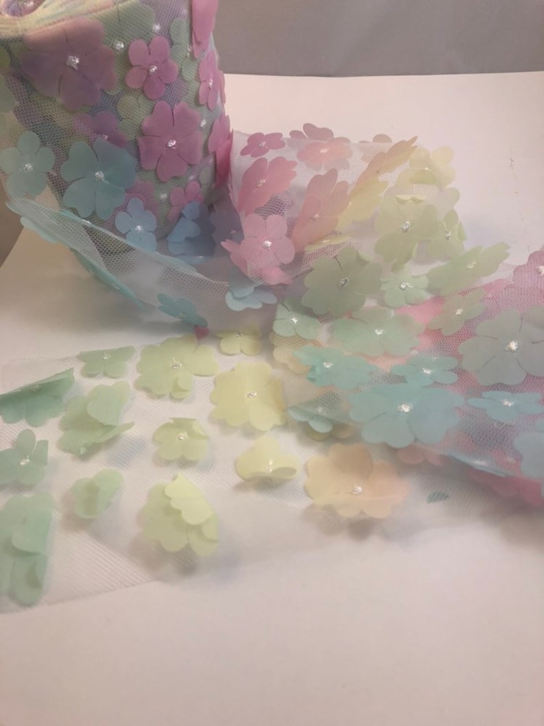 Ombré Pink Tulle Ribbon Hydrangea Tulle Ribbon Mint Tulle - Etsy