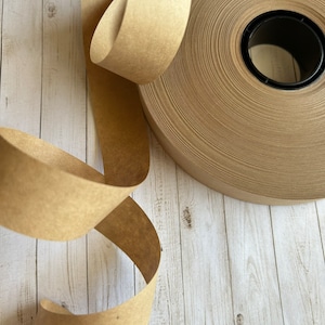 10 Yards Brown Kraft Paper Banding Binding Belly Band Gift Wrapping ...