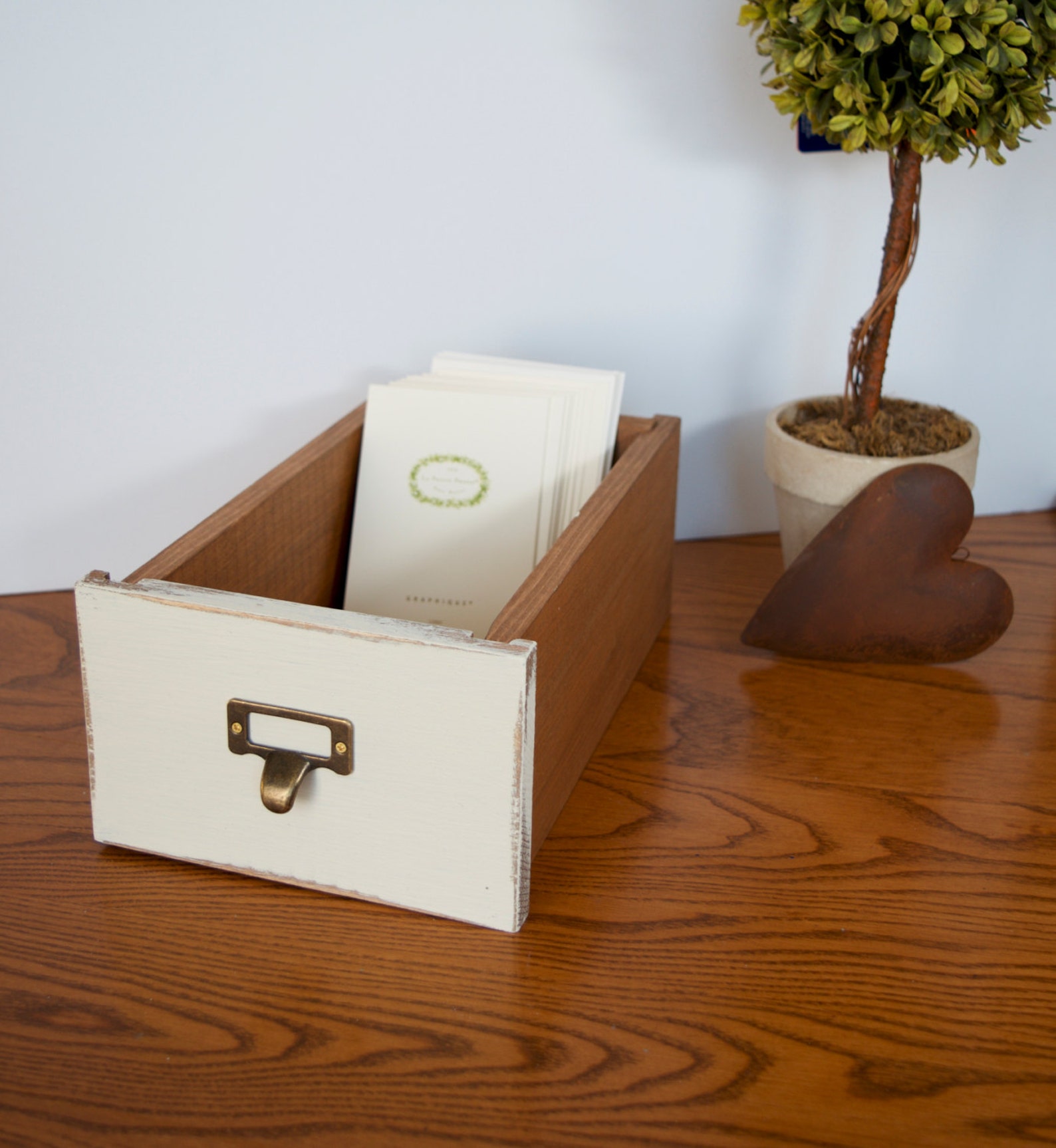 Library Drawer Card Catalog Drawer Wood Storage Box Filing - Etsy