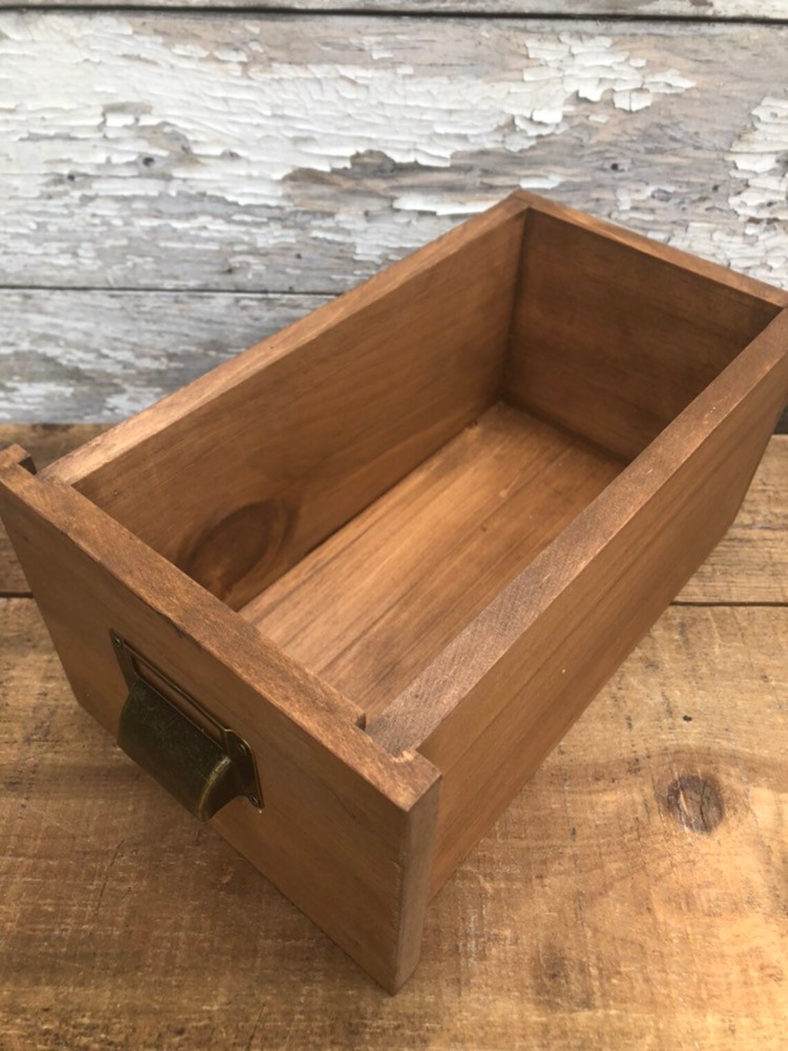 Library Drawer Card Catalog Drawer Wood Storage Box - Etsy