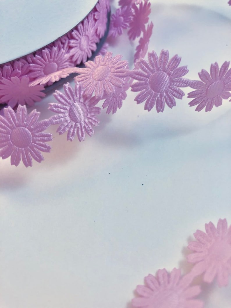 Pale Pink Daisy Flower Trim Garland 1 Yard 3 Sewing | Etsy