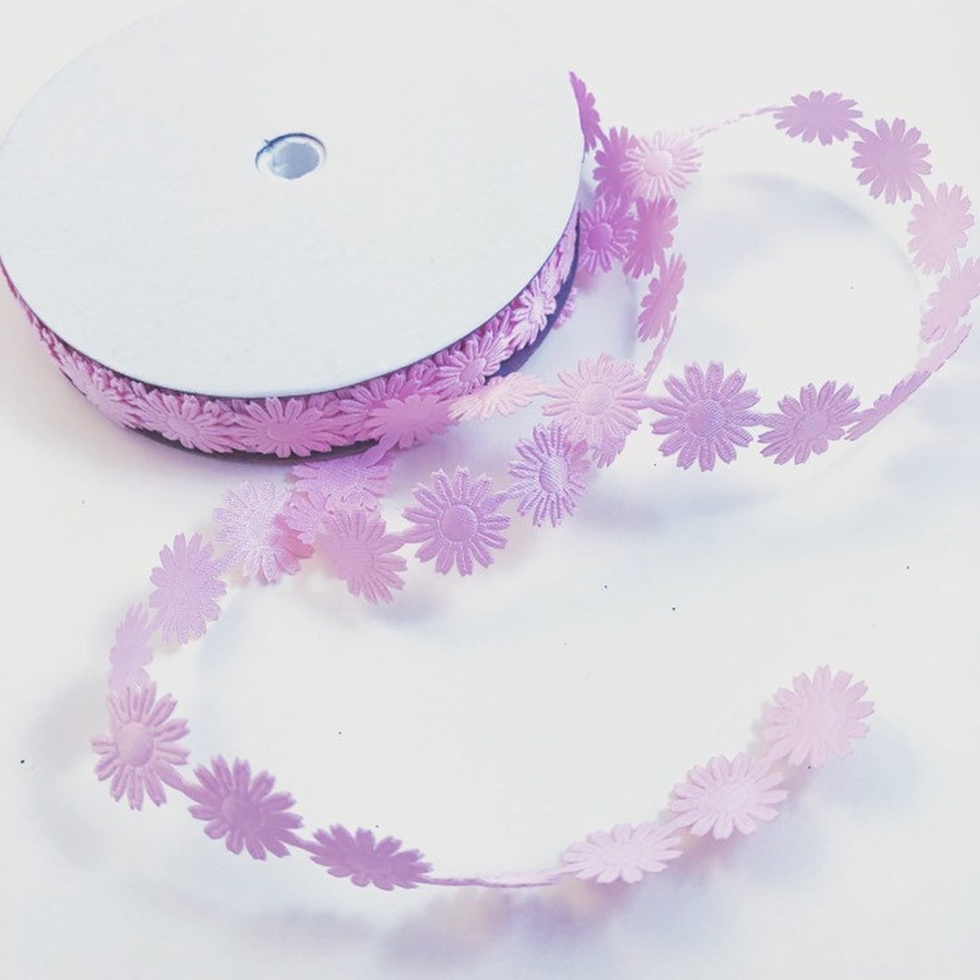 Pale Pink Daisy Flower Trim Garland 1 Yard 3 , Sewing, Curtains ...