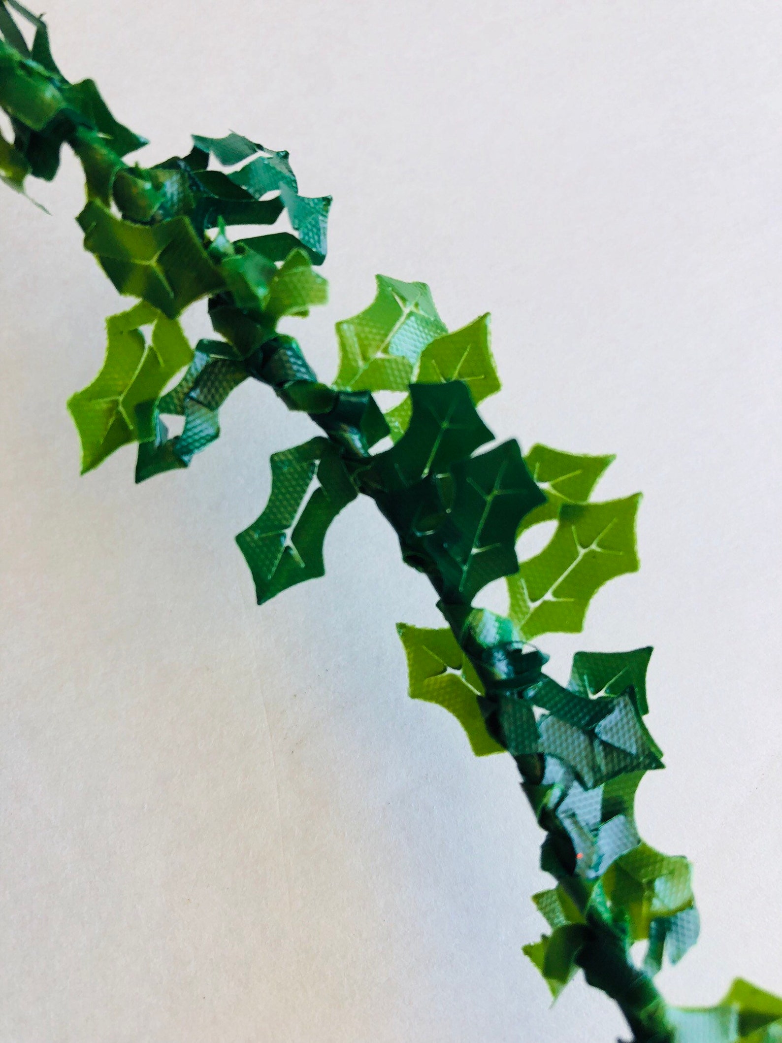 Miniature Holly Ivy Leaf Wired Garland 1 Yard 3 Feet Christmas - Etsy