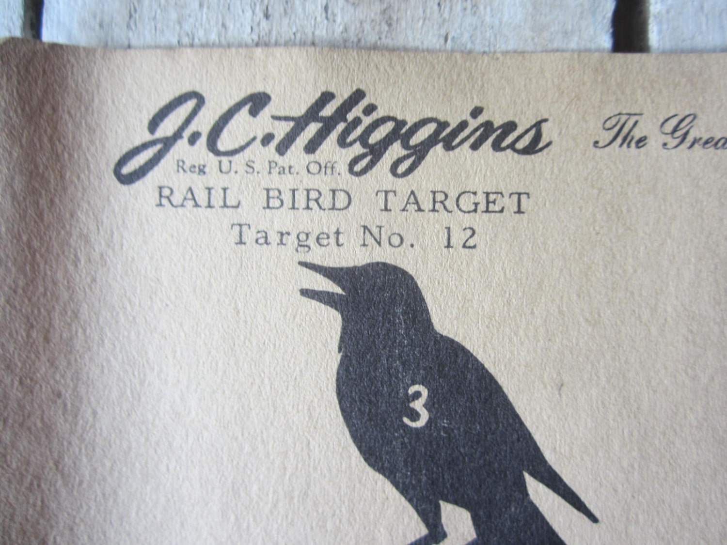 Vintage J.C. Higgins Sears Roebuck Rail Bird Target No. 12 - Etsy