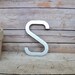 Cast Iron Metal Letter Wall Art Decor Vintage Style You Pick - Etsy