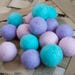 Lot of 15 Mixed Pastel Colors Felt Balls, Easter Felt Balls, Felt Beads ...