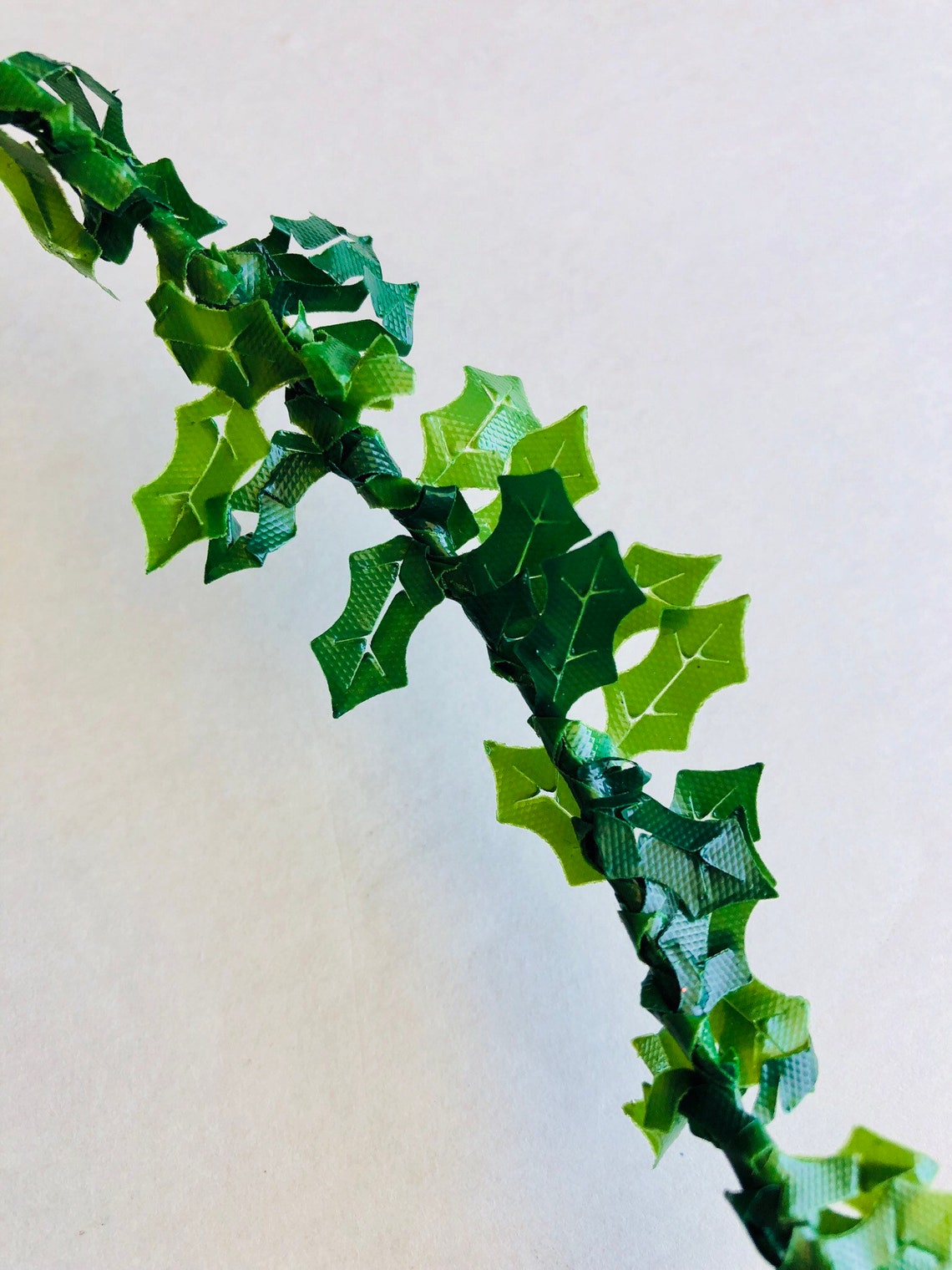 Miniature Holly Ivy Leaf Wired Garland 1 Yard 3 Feet Christmas - Etsy