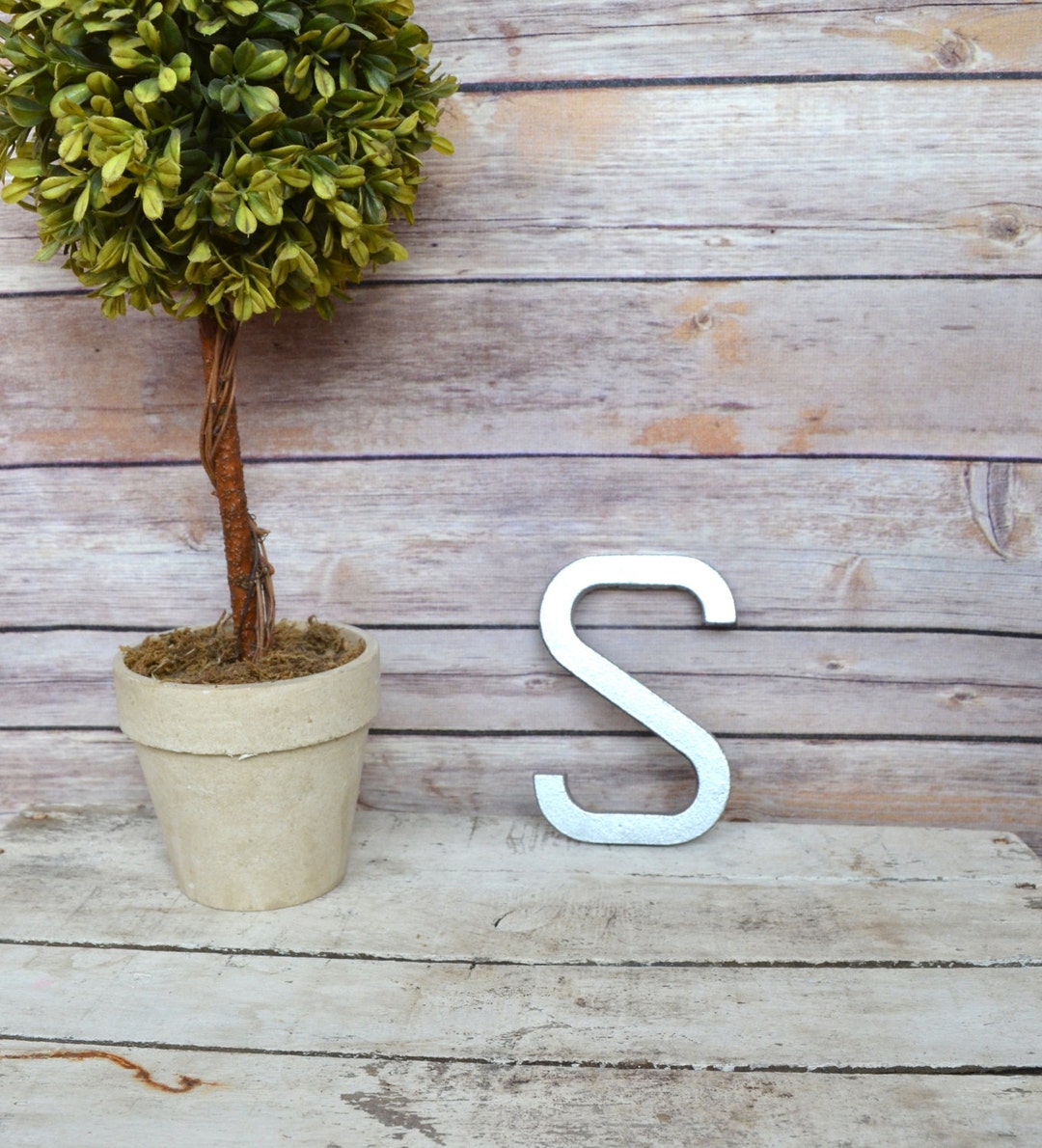 Cast Iron Metal Letter Wall Art Decor Vintage Style You Pick Alphabet ...