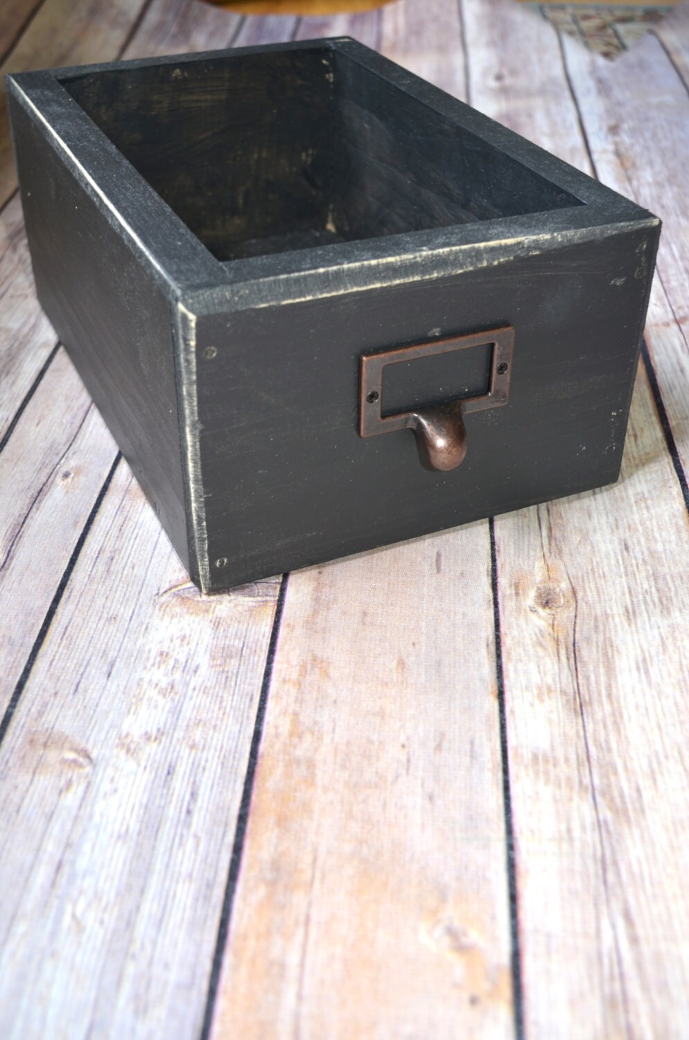 Library Drawer Card Catalog Drawer Wood Storage Box - Etsy