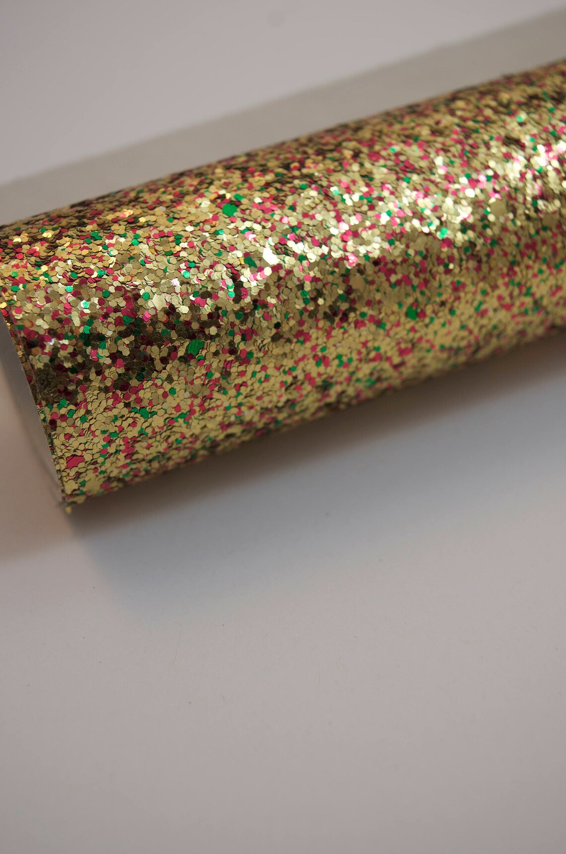 Celebration Gold Chunky Glitter Fabric Sheet Leatherette | Etsy
