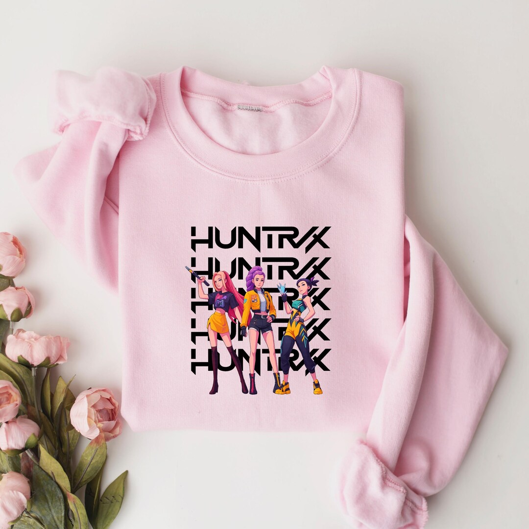 Huntrix Girls Sweatshirt, Demon Hunter Merch, Kpop Fan Shirt - Etsy