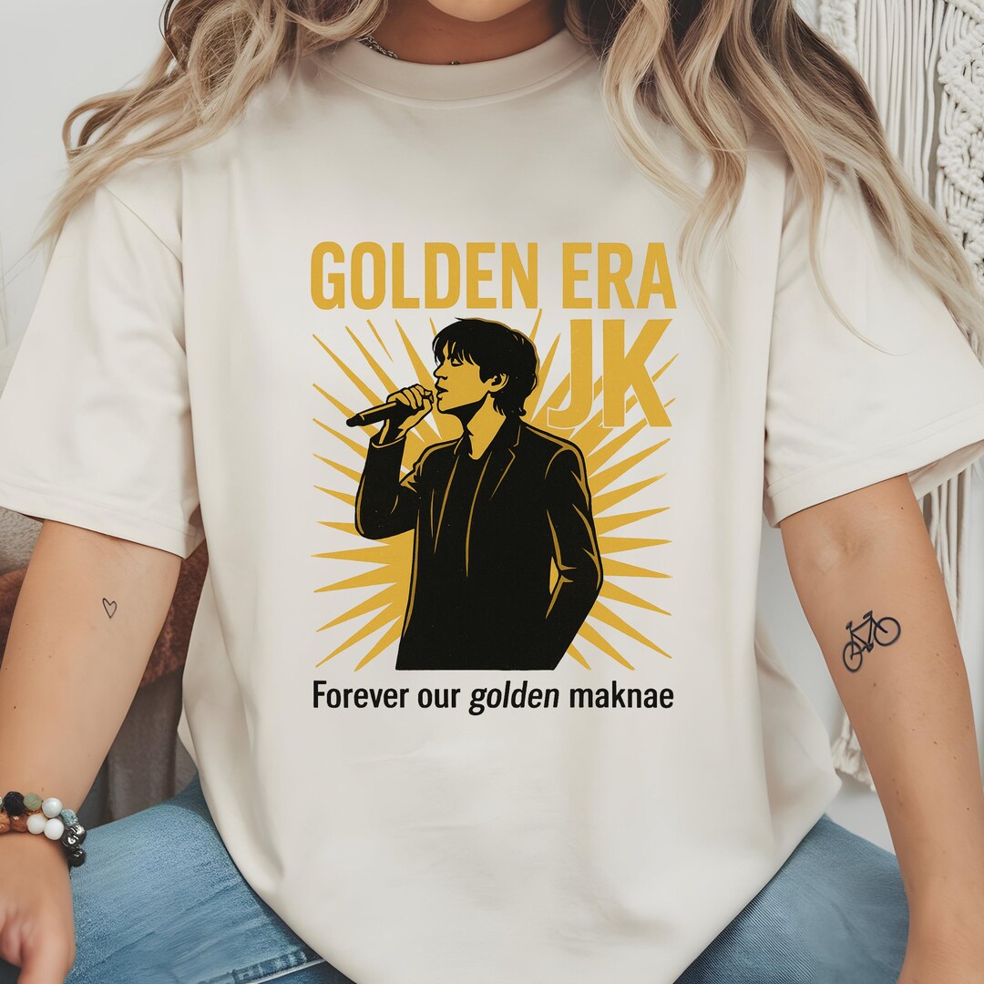 Golden Era JK Hoodie | Jungkook K-pop Fan Gift Sweatshirt - Etsy