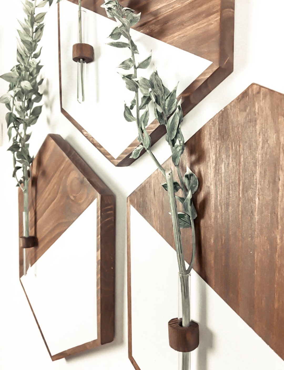 Hexagon Wall Art, Wood Wall Decor, Wooden Wall Decor, Hexagon Wall ...