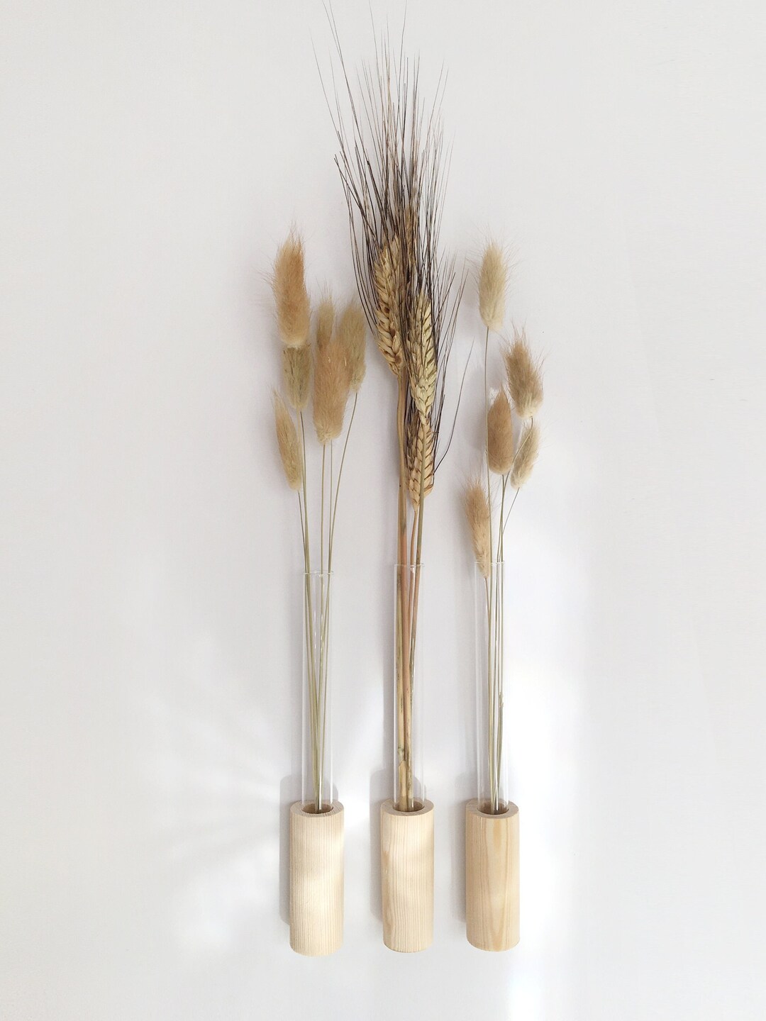 WOOD VASES DECOR, Decorative Vase Adhesive for Wall, Vases Decoration ...