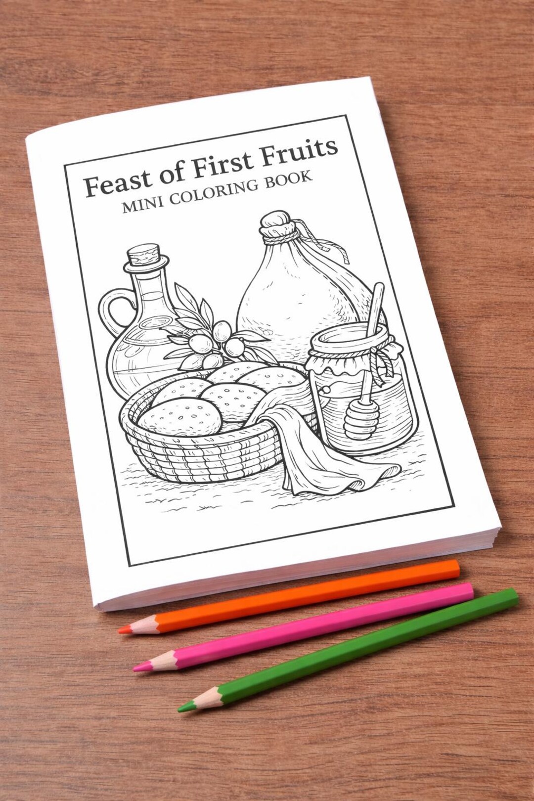 First Fruits Mini Coloring Book Biblical Feasts Printable Activity - Etsy