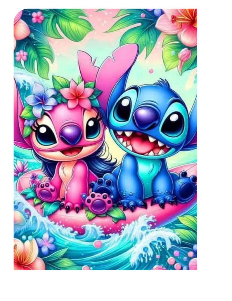 Composition Notebook - Stitch Friends - Etsy