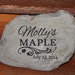 Hand Engraved Rock Custom Garden Stones SMALL - Etsy