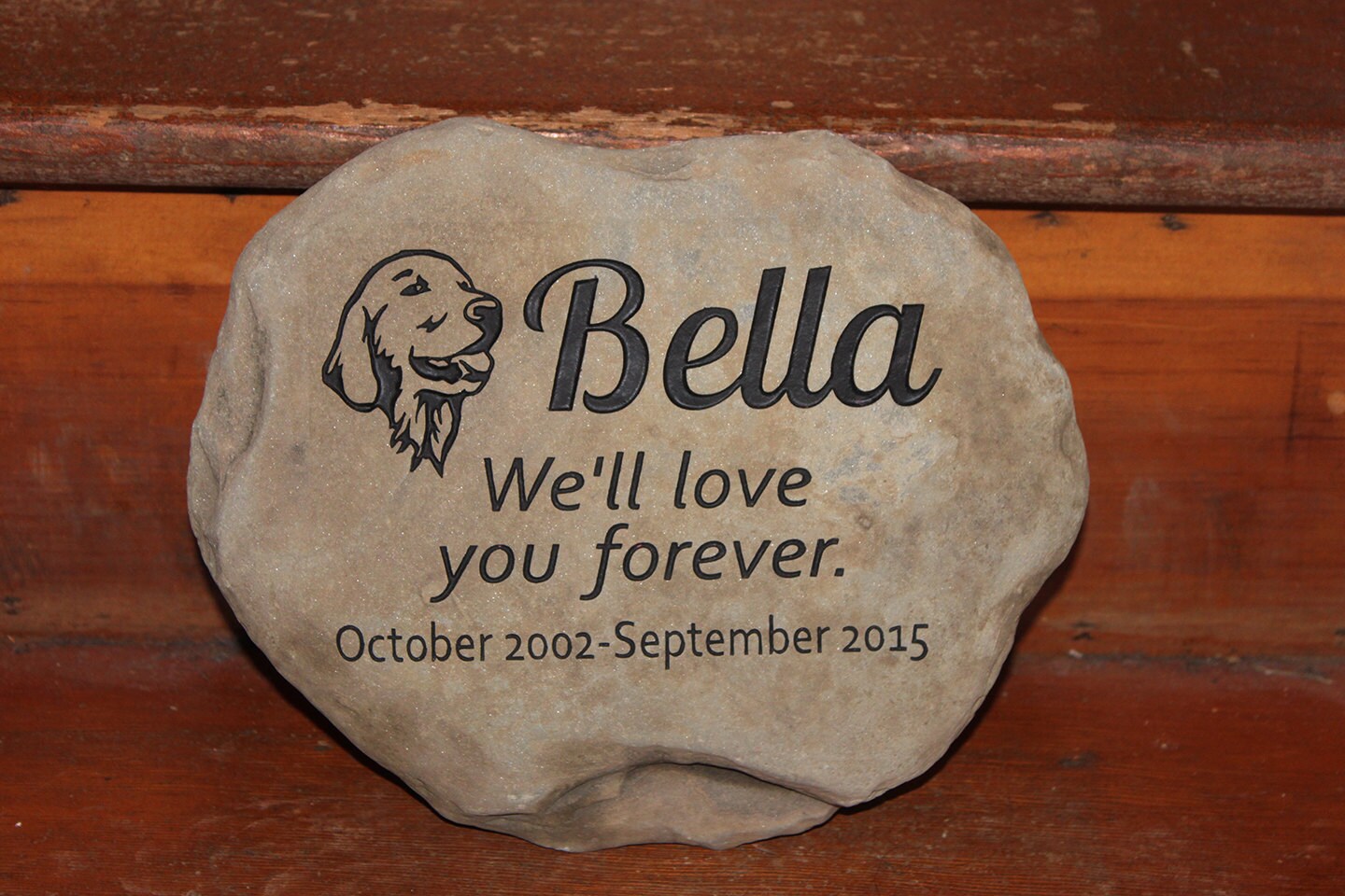 Hand Engraved Rock Custom Pet Memorial - Etsy