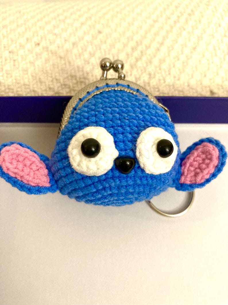 Handmade Crochet Animal Coin Purse | Kiss Lock Keychain Wallet - Etsy