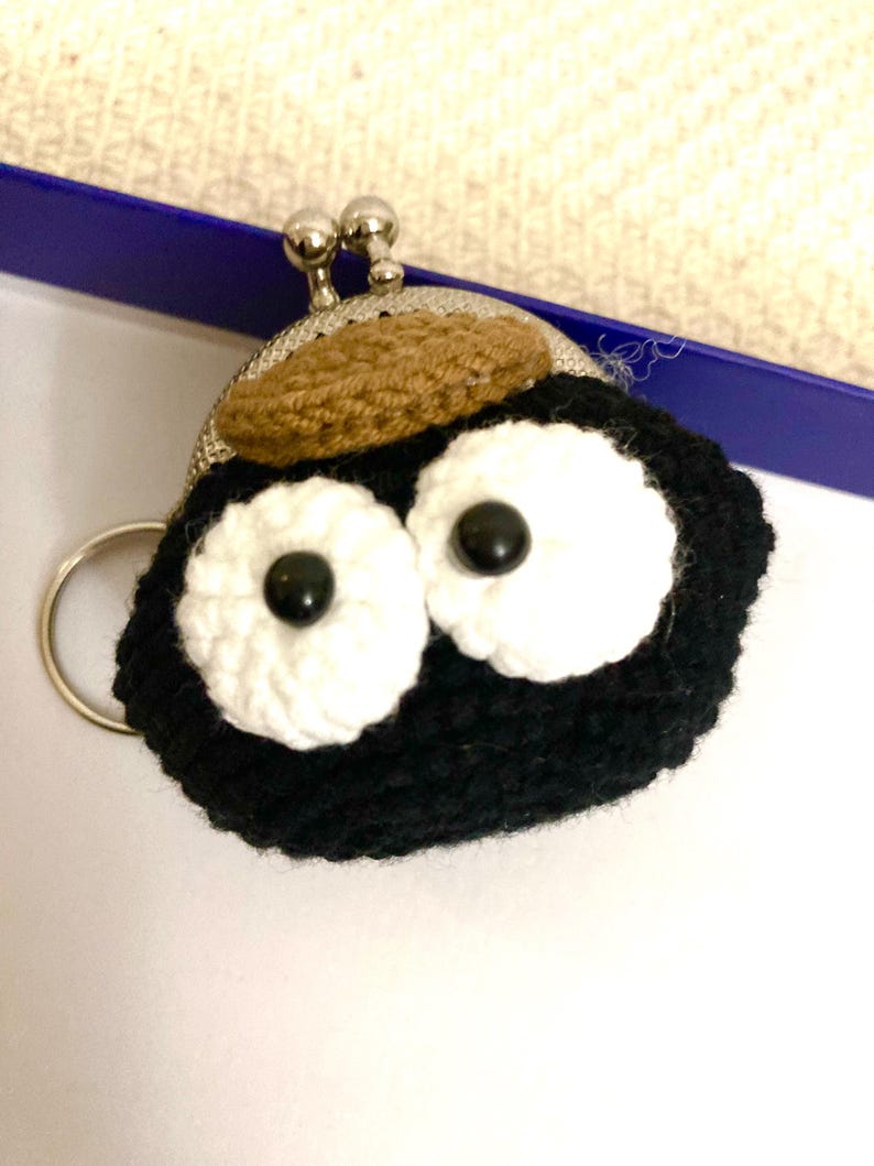 Handmade Crochet Animal Coin Purse | Kiss Lock Keychain Wallet - Etsy
