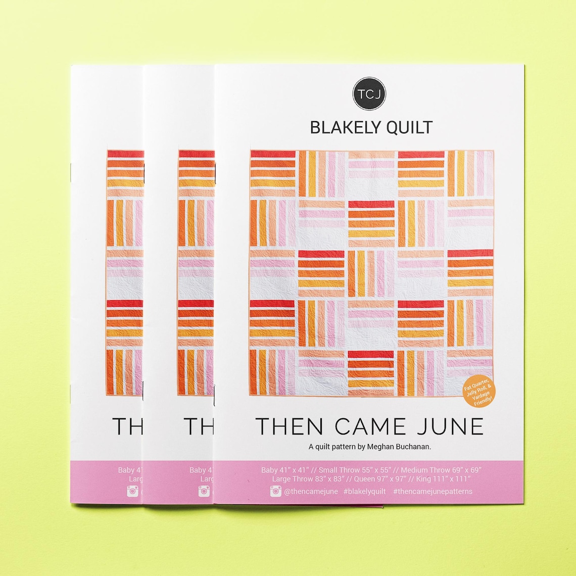Blakely Quilt Pattern - Printed - Etsy