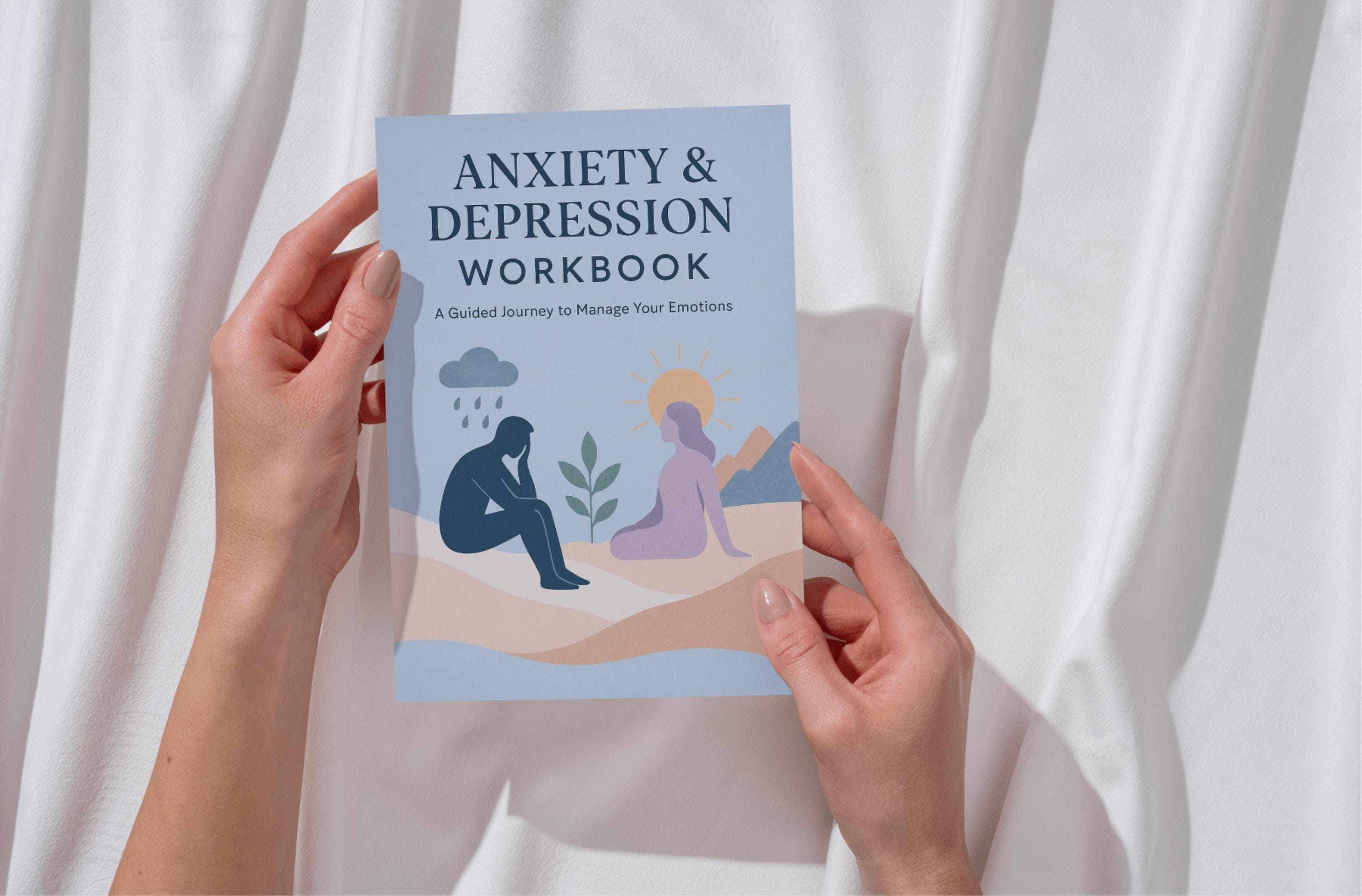 Fillable Anxiety and Depression Workbook PDF | Printable Mental Health ...