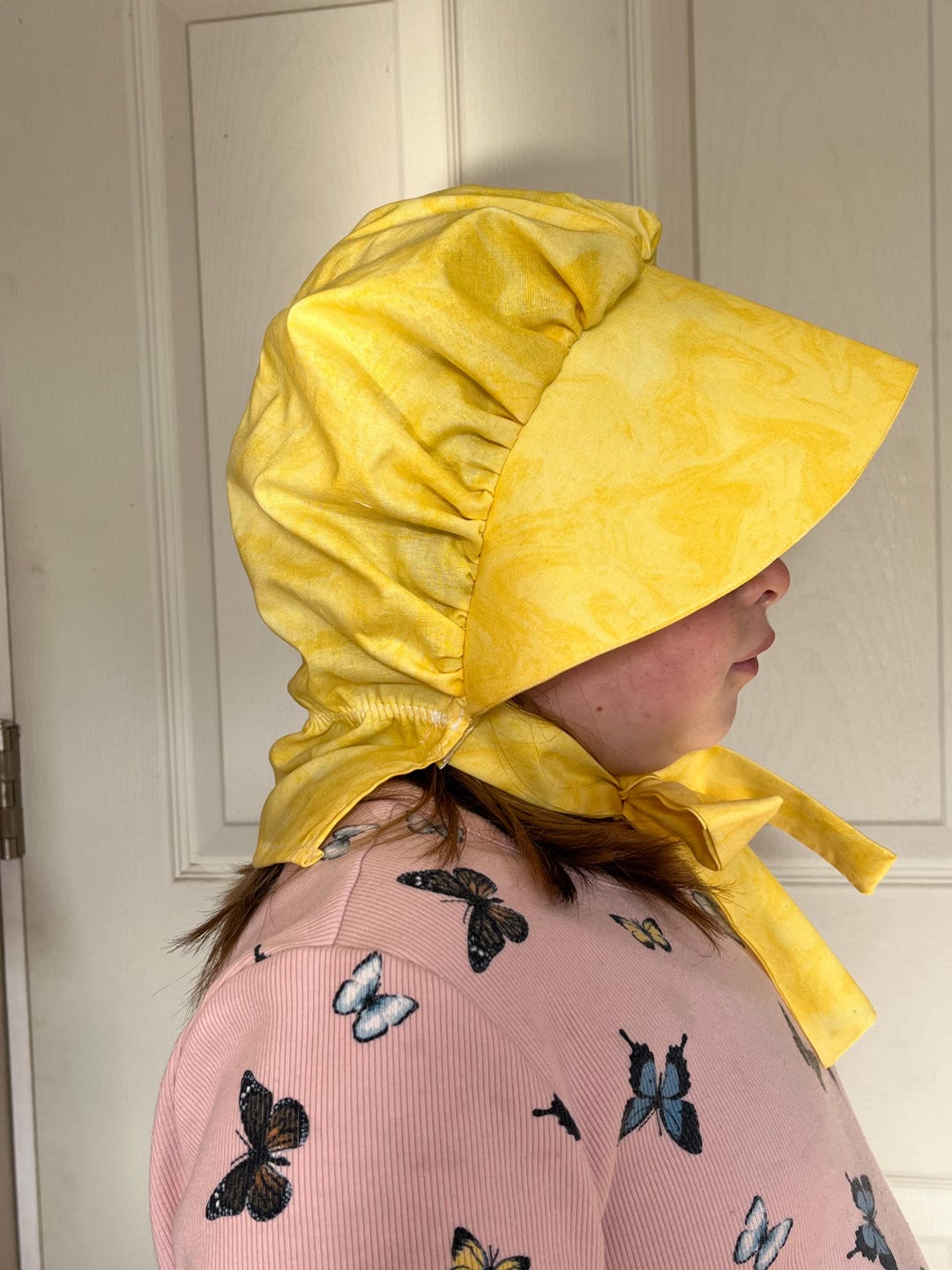 Yellow Prairie Sunbonnet: Pioneer Costume, Oregon Trail Reenactment - Etsy