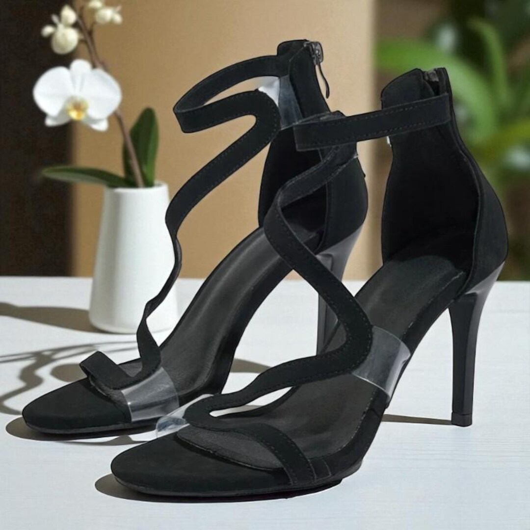 Gladiator Zipper Sandals: Chic Open Toe Heels, Summer Party Shoes - Etsy