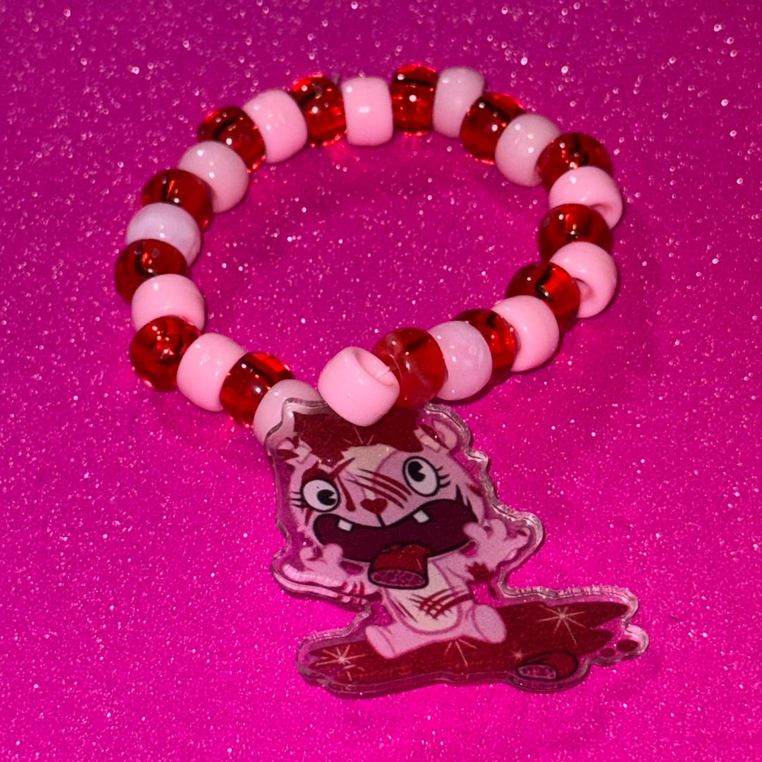 Happy Tree Friends Kandi Bracelet - Etsy