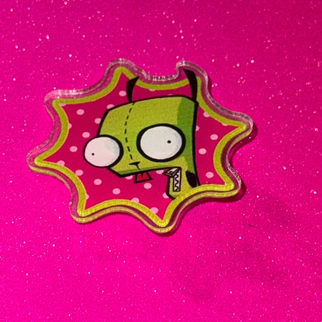 Invader Zim Gir Hairclip - Etsy