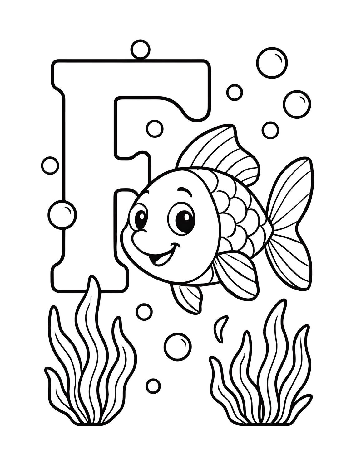Alphabet Coloring Pages, Animals, Preschool - Etsy