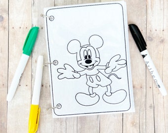 Dry Erase Coloring Book - Etsy