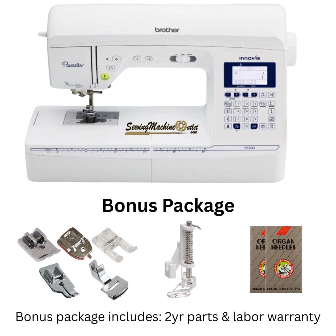Brother Pacesetter PS500 Sewing & Quilting Machine With Bonus Bundle - Etsy