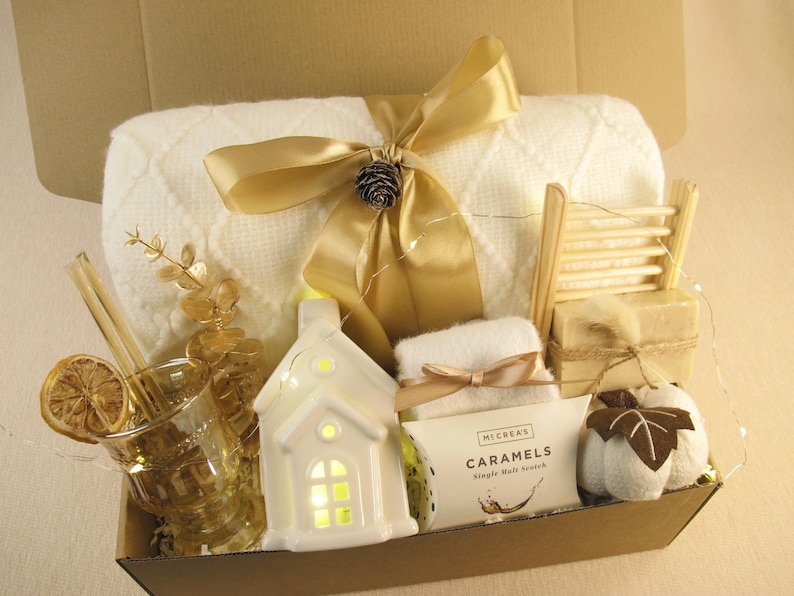 Cozy Fall Gift Box for Women, Gift Box for Friends, Hug in a Box, Self ...