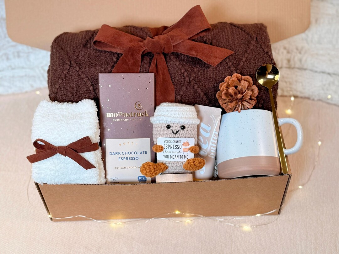 Cozy Fall Gift Box for Women, Gift Box for Friends, Hug in a Box, Self ...