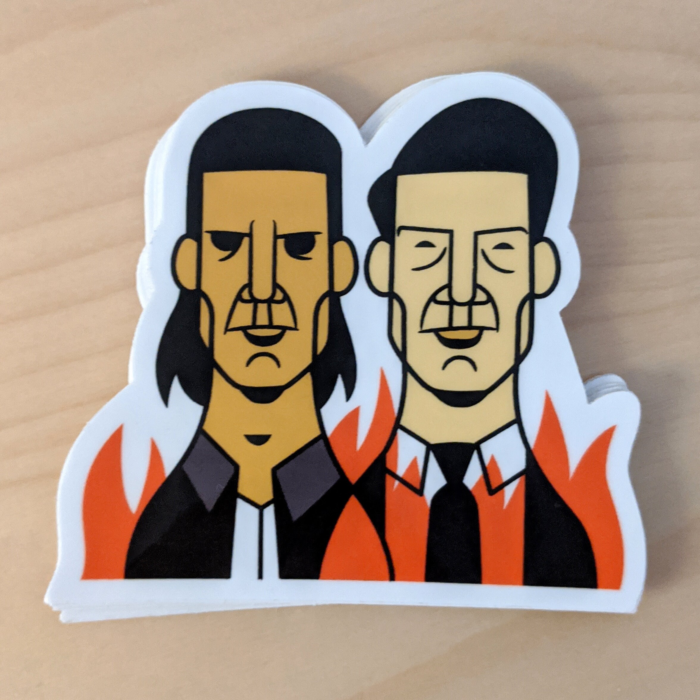 Twin Peaks mr. C & Agent Cooper Sticker - Etsy