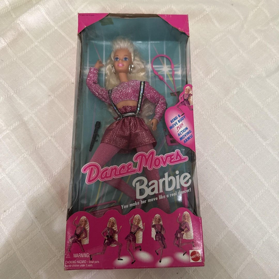 Barbie Dance Moves Doll 1994 #13083 Bend & Move Damaged Box - Etsy
