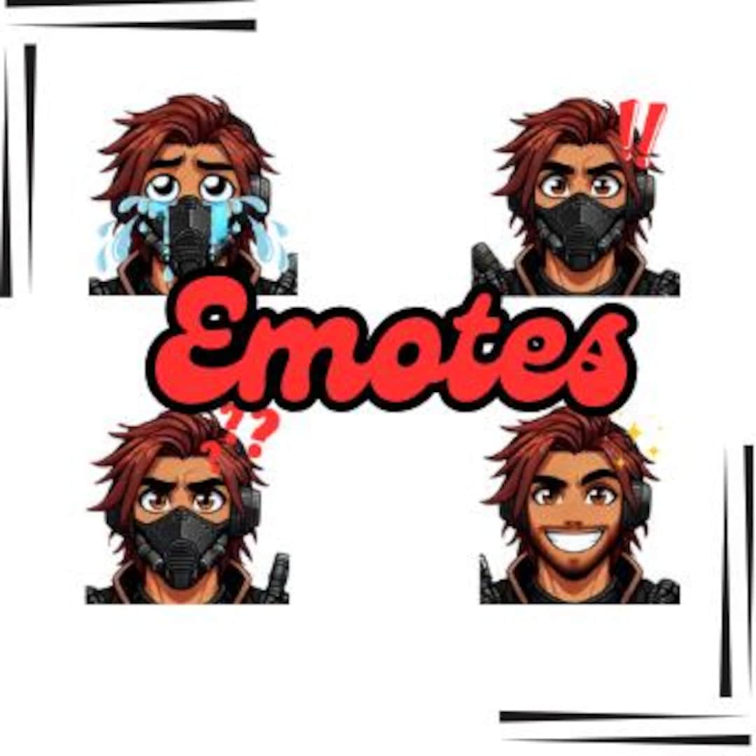 Cute Brown Man Emotes for Twitch (he Kinda Cute Tho) - Etsy